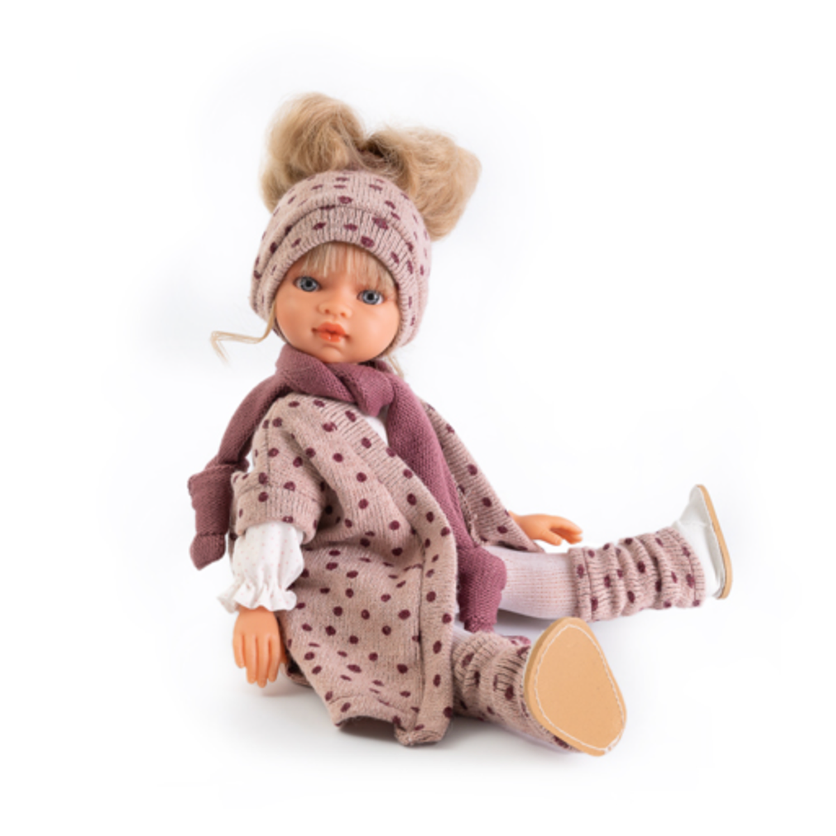 Muñeca Emily Bufanda Lunares Antonio Juan – MonkiToys Online